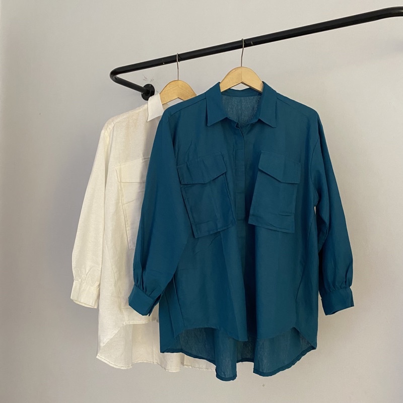 Jual linen shirt | Shopee Indonesia