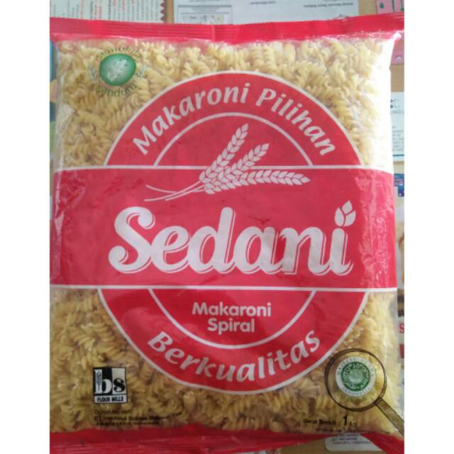 Jual Sedani Makaroni Elbow 1kg/Makaroni Pipa/Makaroni Spiral Sedani ...