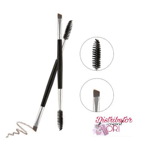 Jual Kuas Alis / Eyebrow Brush 2 in 1 Sikat Dan Kuas | Shopee Indonesia