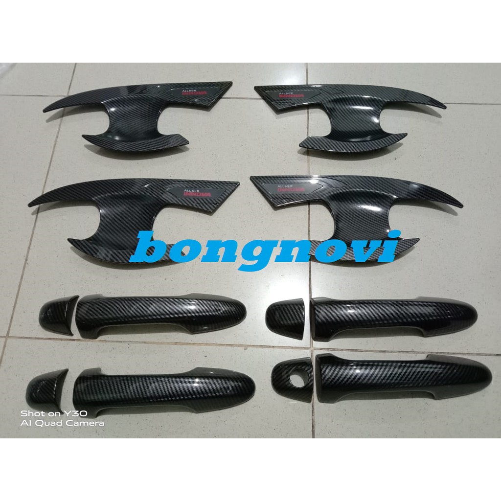 Jual Paket Outer Handle Elegant Carbon All New Innova Reborn | Shopee Indonesia