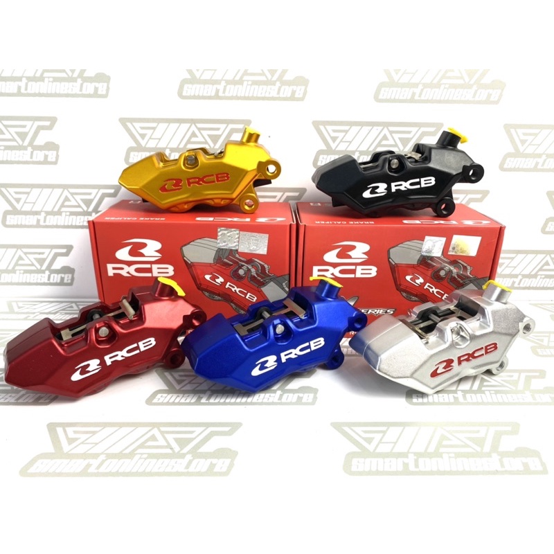 Jual KALIPER RCB R1 4 PISTON UNIVERSAL NON BREKET (KANAN) | Shopee ...