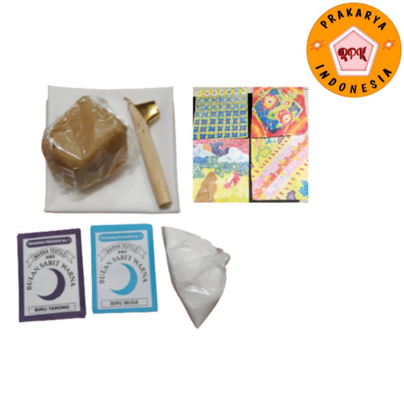 Jual PAKET BATIK CANTING, KAIN, CANTING, MALAM, PEWARNA, FREE PENGUAT ...