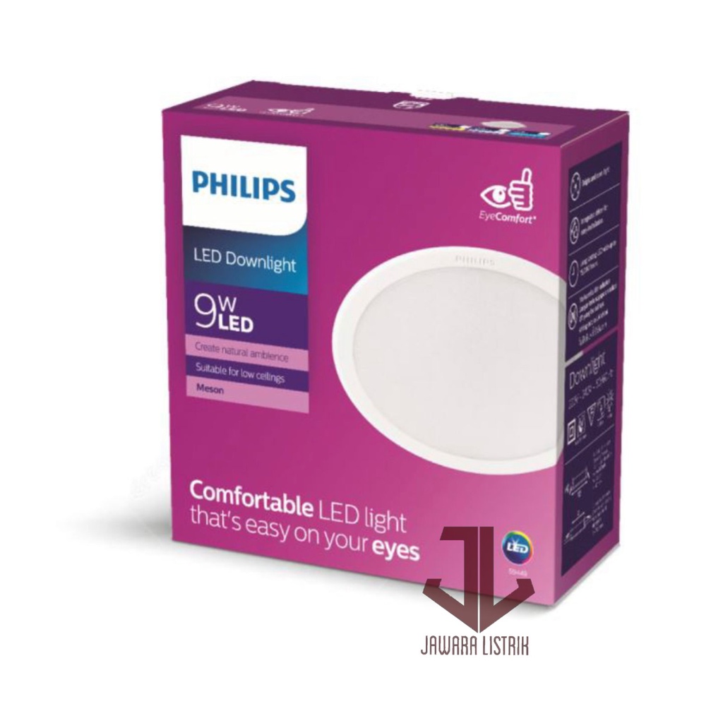 Jual PHILIPS LED PANEL DOWNLIGHT MESON 9W 9 W WATT 59449 4 INCH | Shopee Indonesia