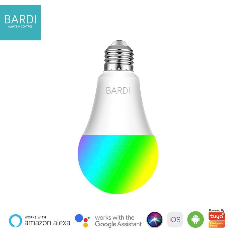 Jual BARDI Smart LIGHT BULB RGBWW 12W Wifi Wireless IoT - Home ...