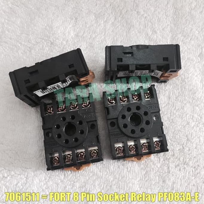 Jual SOCKET RELAY/TIMER 8 PIN PF083A-E FORT untuk H3CR dan mk2p ...