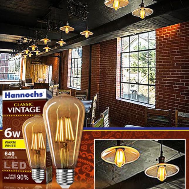Jual Lampu Pijar Led - Hannochs Led Classic Vintage 4W - Lampu Jadul ...