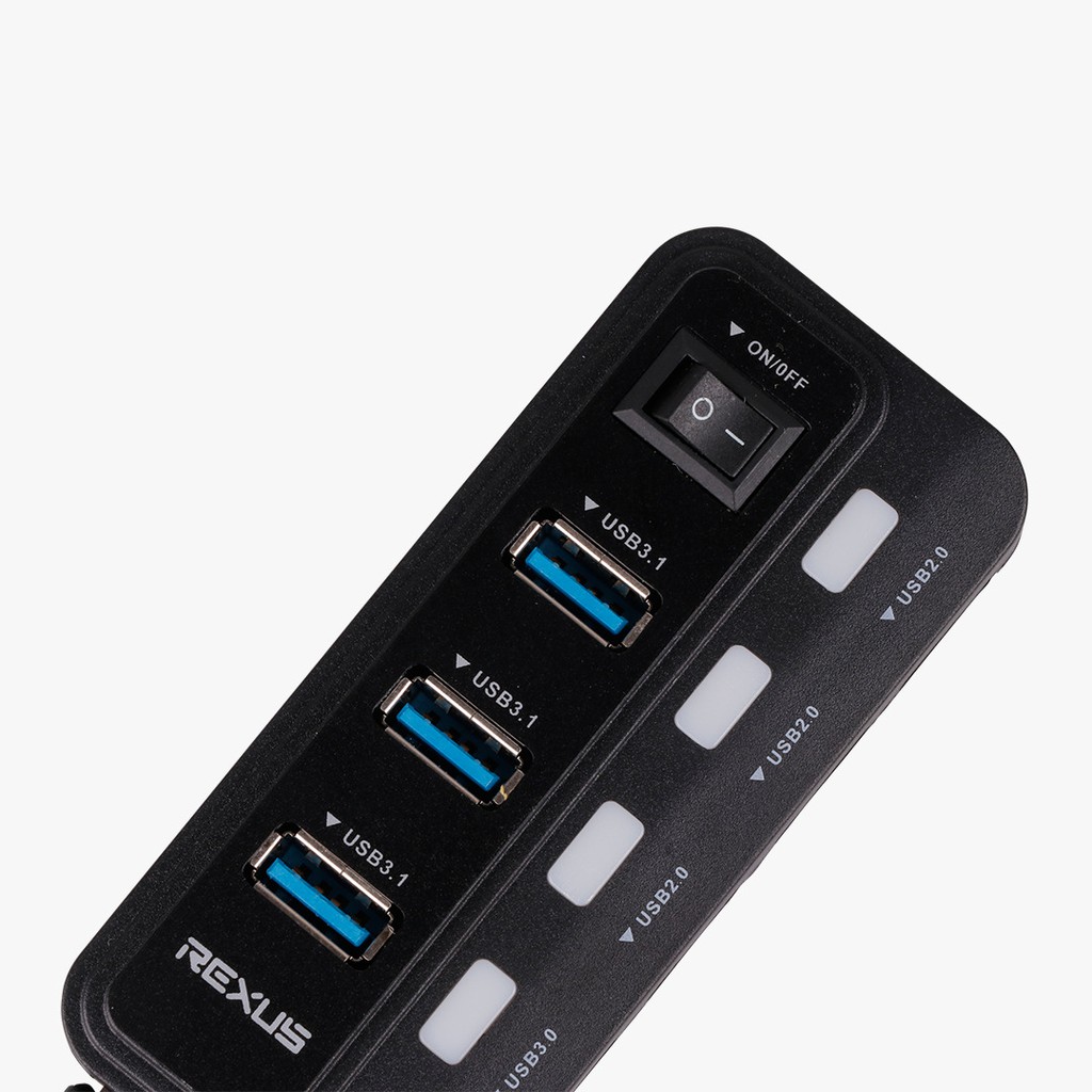Jual Rexus USB HUB 3.1 H332 7 Port | Shopee Indonesia