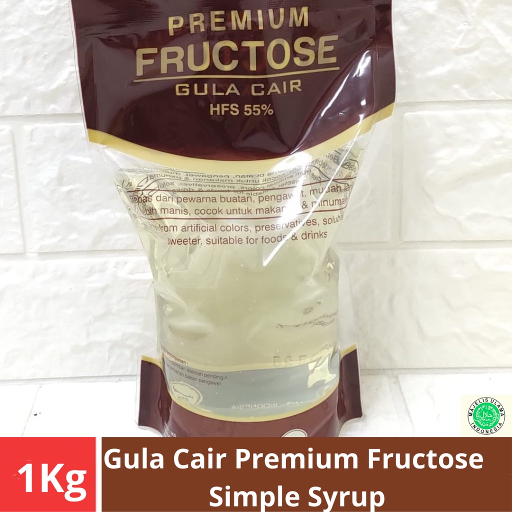 Jual Gula Cair Premium Fructose Simple Syrup 1kg Original / Gula Cair ...