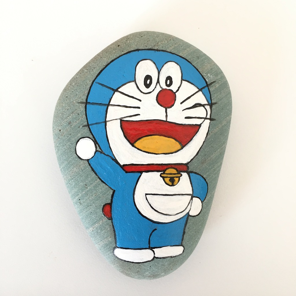 Jual Batu Lukis Doraemon | Shopee Indonesia