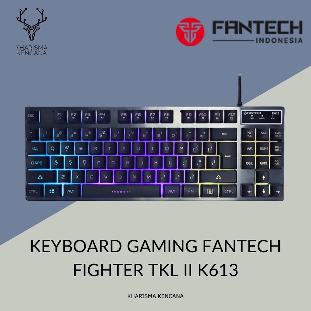 Jual KEYBOARD GAMING FANTECH FIGHTER TKL II K613 | Shopee Indonesia