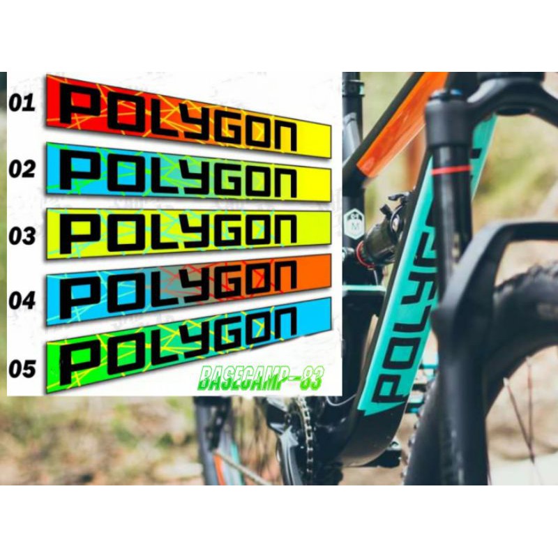 Jual stiker polygon stiker frame downtube | Shopee Indonesia