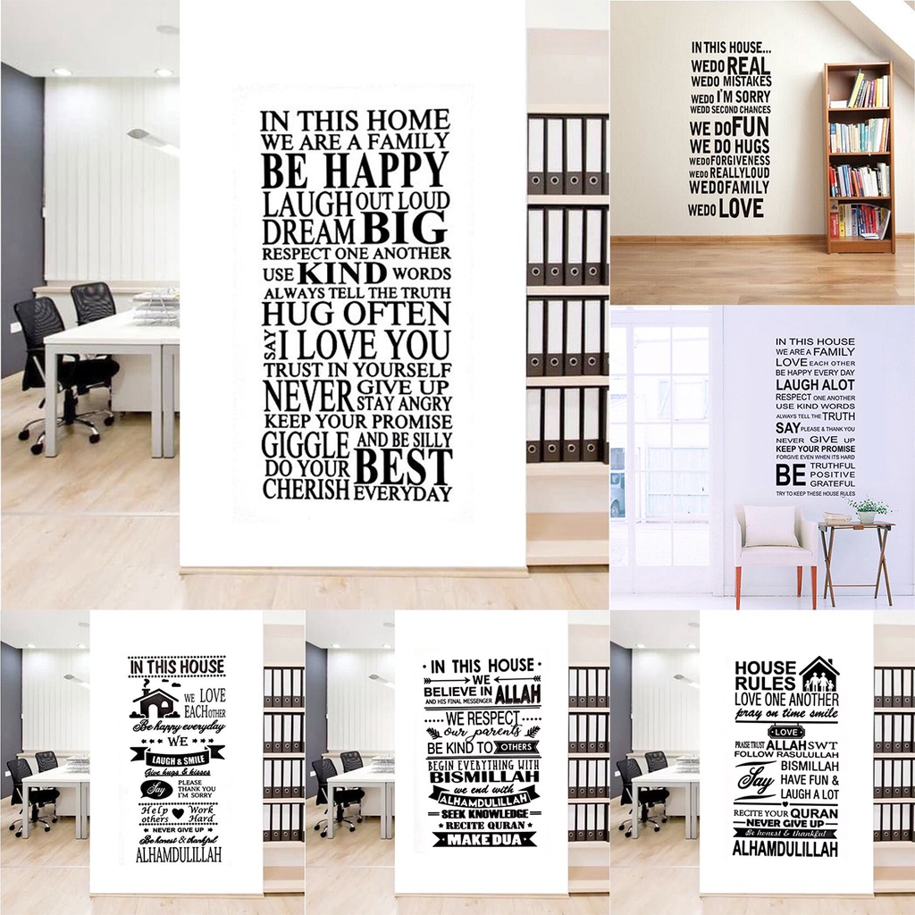 Jual Evanurita Wall Sticker Kata kata Quotes Tulisan Motivasi Ukuran XL ...