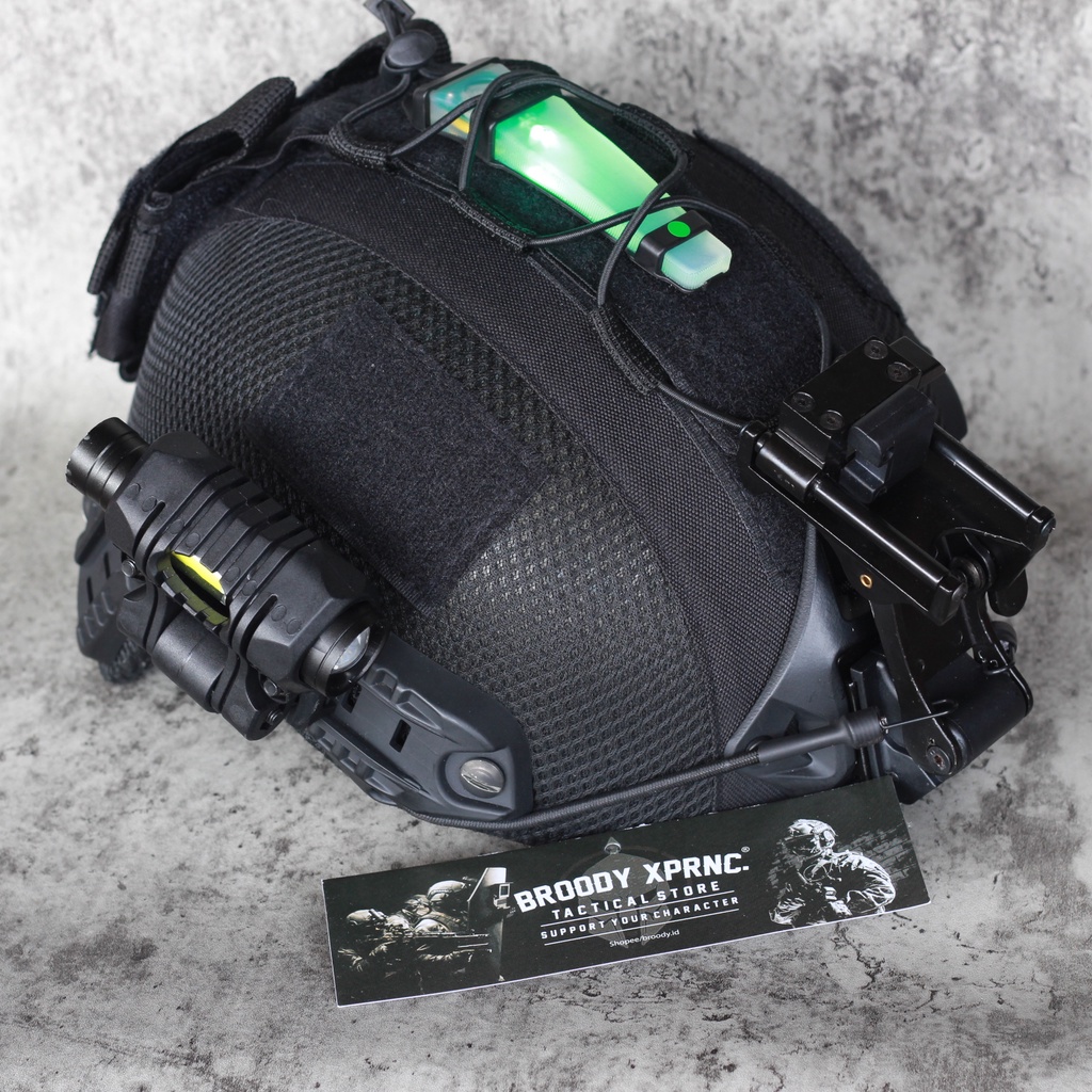 Jual BROODY - Helm Tactical Balistik Full Set / Helm Kevlar 3A / Helm ...