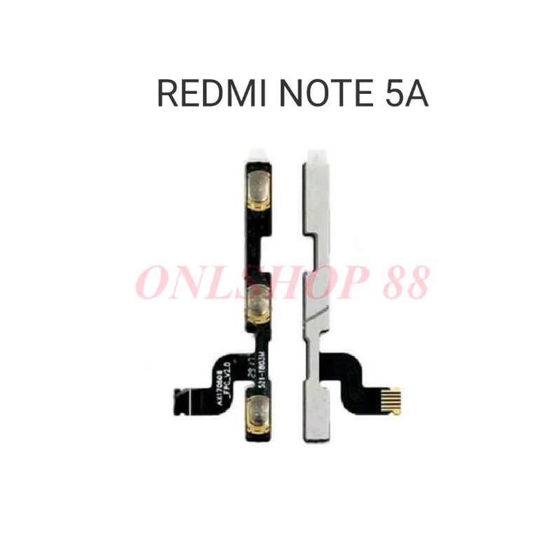 Jual FLEXIBEL TOMBOL POWER ON OF DAN VOLUME XIAOMI REDMI NOTE 5A ORI ...