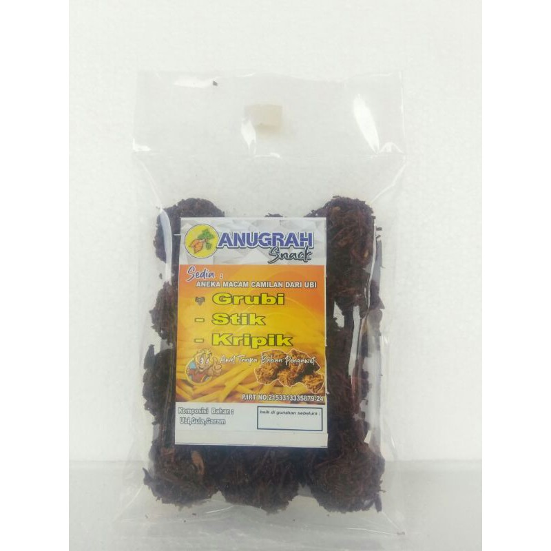Jual Grubi Ubi Ungu Anugrah isi 12, Berat 150 Gram, Oleh oleh Khas ...