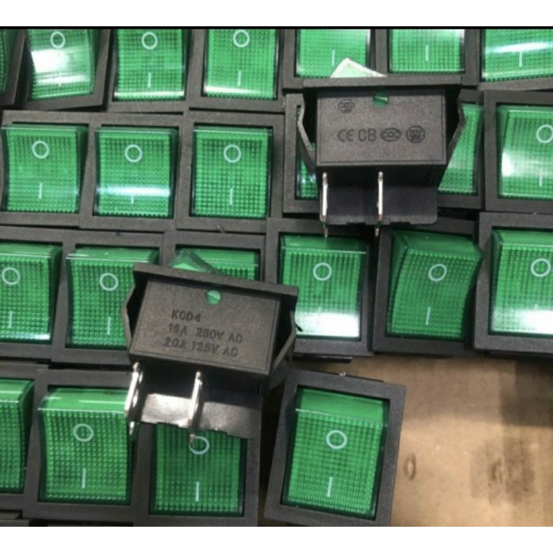 Jual Rocker switch kcd4 4pin on off lampu saklar besar | Shopee Indonesia