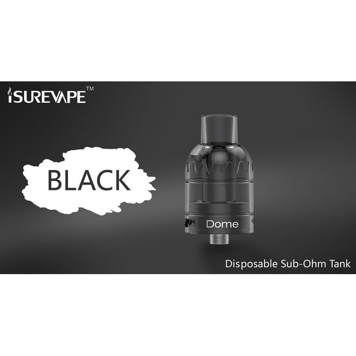 Jual RTA THE DOME DISPOSABLE SUB-OHM TANK (BLACK) | Shopee Indonesia