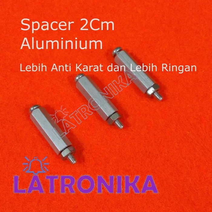 Jual Spacer 20mm 2cm Kaki PCB Logam Aluminium High Grade 20 mm 2 cm Hex ...
