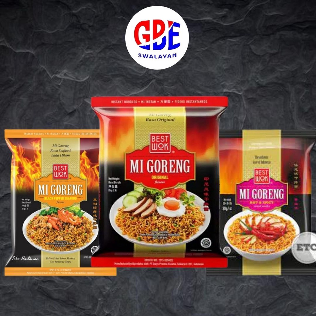 Jual Mie Best Wok 1 Dus | ORIGINAL | HOT N SPICY | BLACKPEPPER SEAFOOD ...