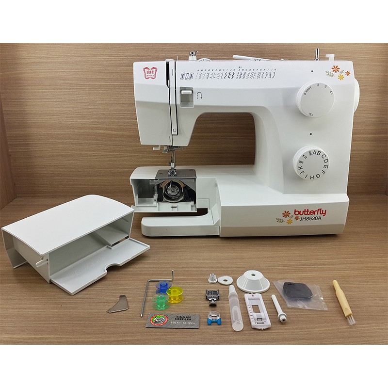 Jual Mesin Jahit Portable Multifungsi BUTTERFLY JH8530A | Shopee Indonesia