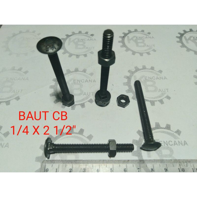 Jual BAUT CB 1/4 X 2 1/2 M10 / PAGAR / BUMPER / PAYUNG / BAK TRUK ...