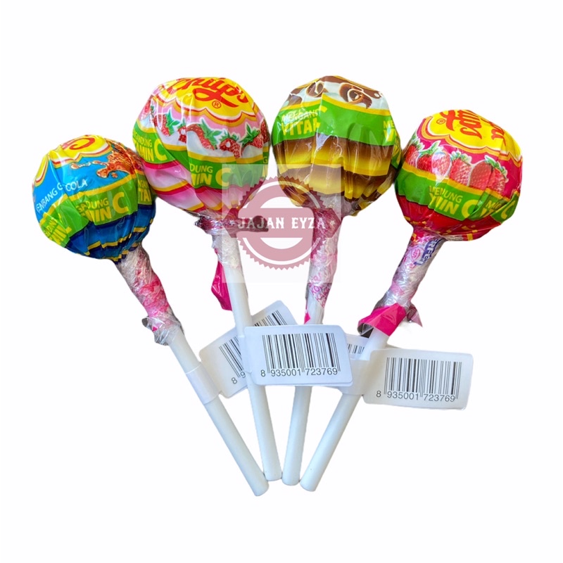 Jual chupa chups vitamin C permen lolypop sehat / lolypop chupa chups ...