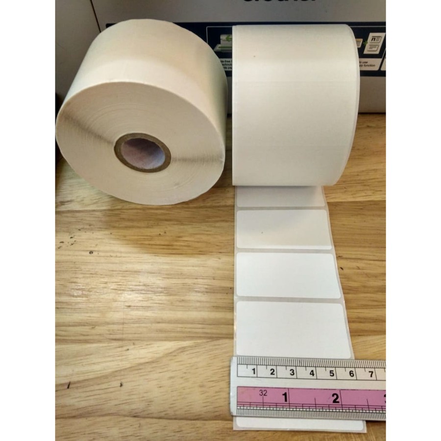 Jual Label Barcode 60 x 30 (1 Line) Kertas Sticker label 60 x 30 ...