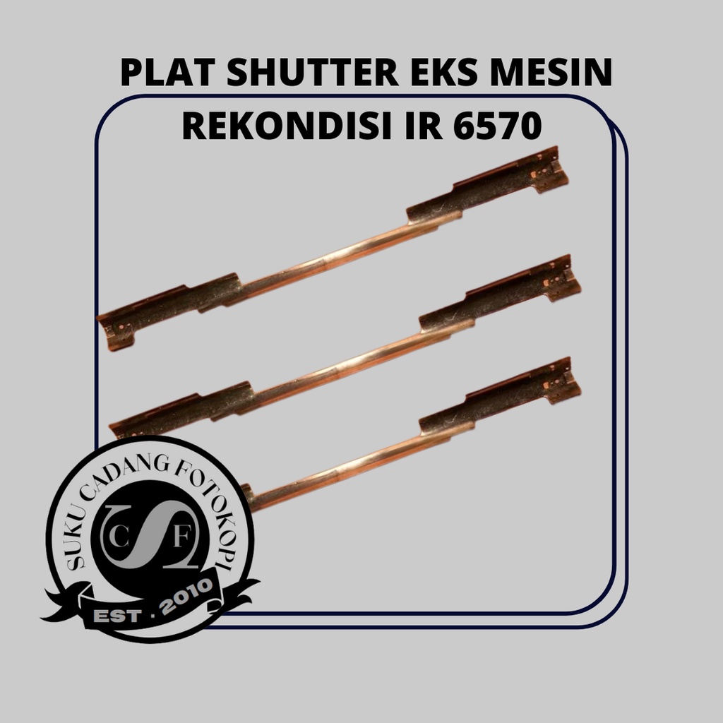 Jual PROMO!!! PLAT SHUTTER EKS MESIN REKONDISI IR 6570 | Shopee Indonesia