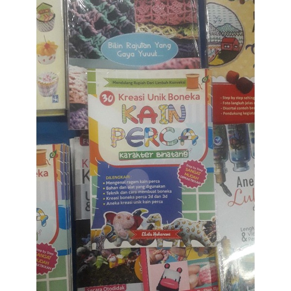 Jual BUKU 30 KREASI UNIK BONEKA KAIN PERCA KARAKTER BINATANG - ELVITA M ...