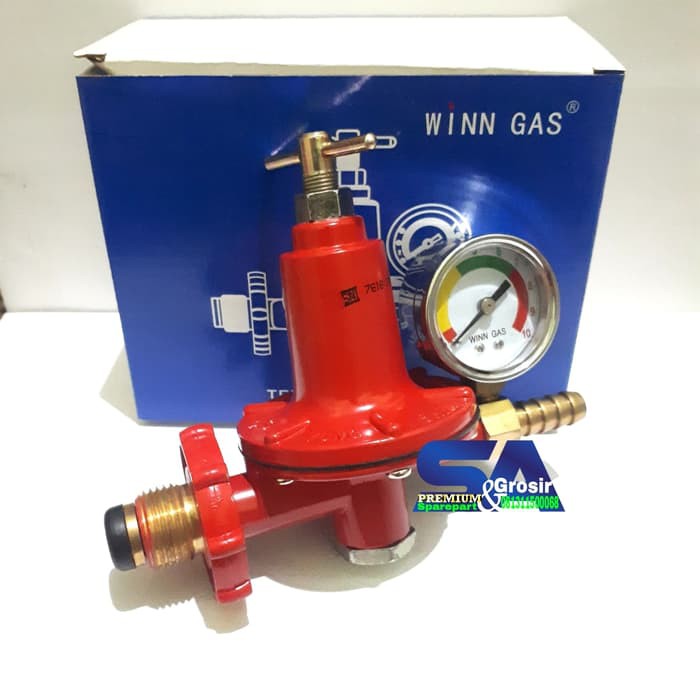 Jual Regulator METER Tabung Gas 40-50 kg Tekanan Tinggi Catering ...