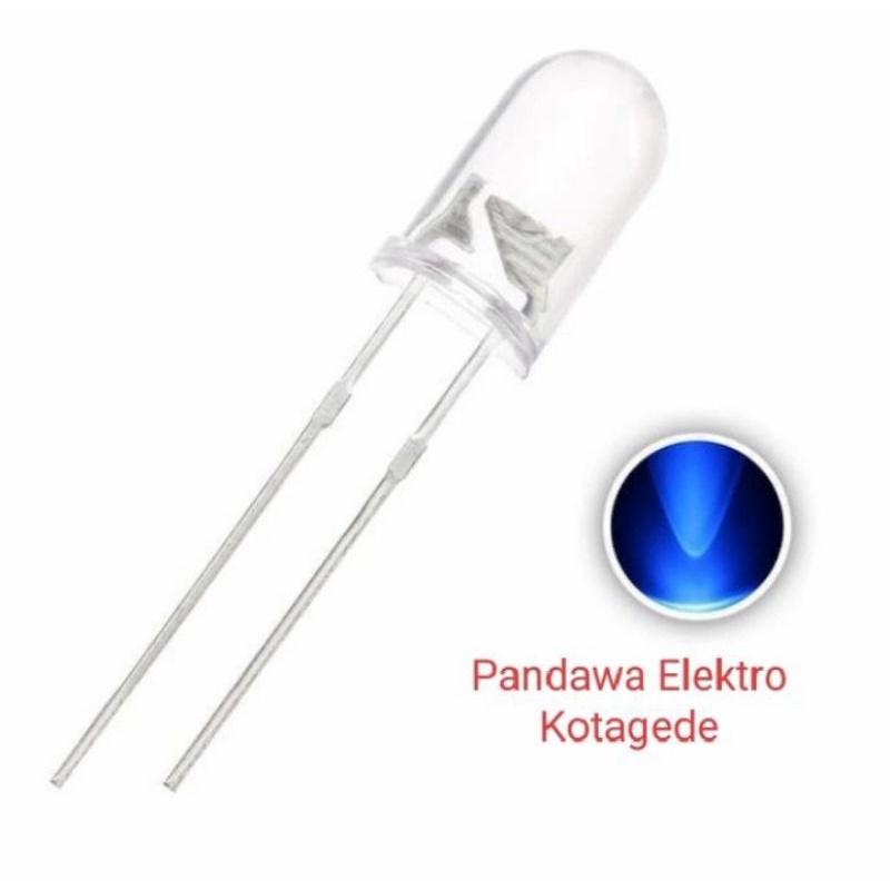 Jual 5 biji Led Biru 5mm | Shopee Indonesia