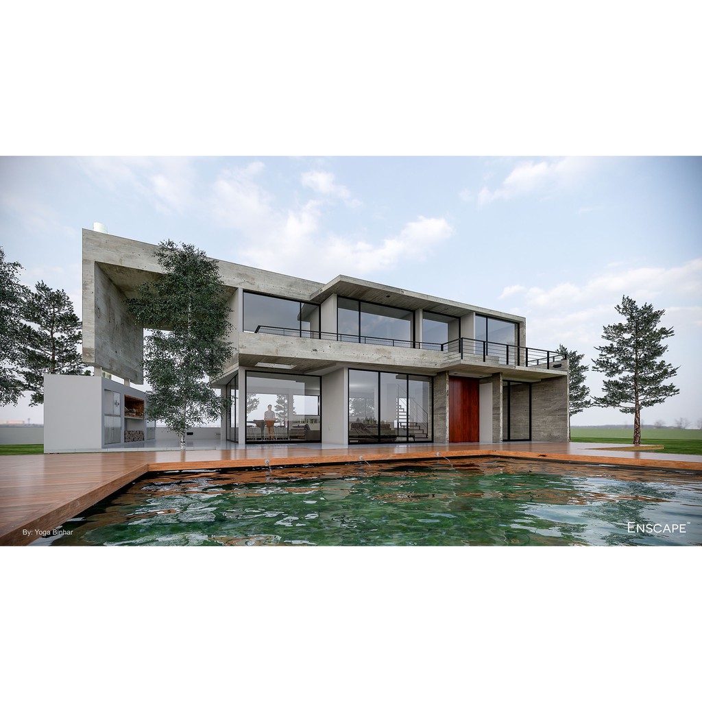 Jual ENSCAPE 3D - WINDOWS - SKETCHUP REVIT ARCHICAD RHINOCEROS RENDER | Shopee Indonesia