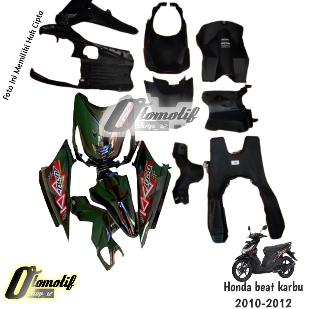 Jual Cover body bodi halus dan bodi kasar full set honda beat karbu ...