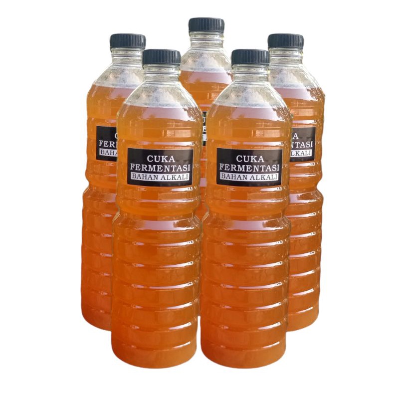 Jual Cuka Fermentasi 1 liter Bahan Alkali BELI 3 GRATIS 1 | Shopee ...