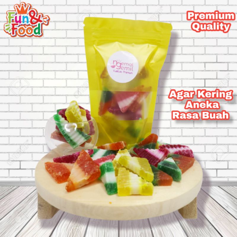Jual Agar-Agar Kering Aneka Rasa Buah Premium Mix Colour | Shopee Indonesia