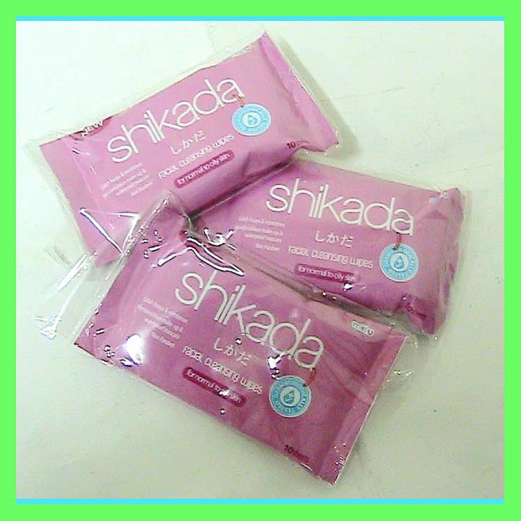 Jual SHIKADA FACIAL CLEANSING WIPES ISI 10 LEMBAR | Shopee Indonesia