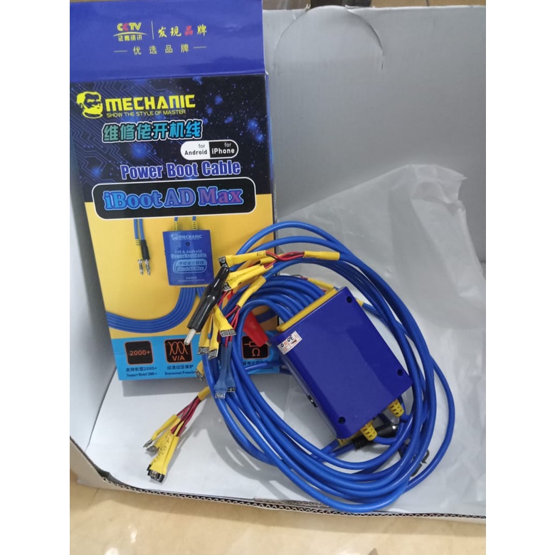 Jual KABEL POWER SUPPLY MECHANIC iBOOT AD MAX FOR IPHONE + ANDROID ORIGINAL | Shopee Indonesia