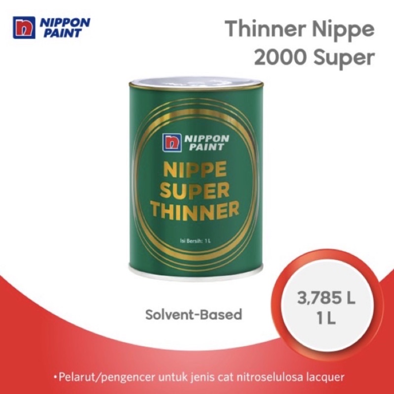 Jual Nippe Super Thinner 1 liter Pengencer Segala Jenis Cat Duco dan Minyak | Shopee Indonesia