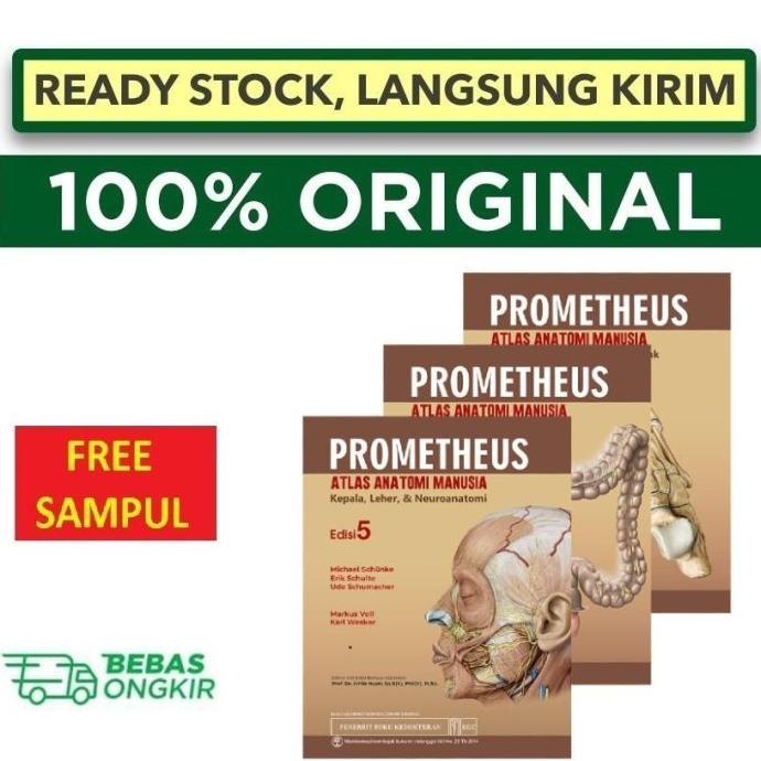 Jual [ ORIGINAL ] Prometheus Atlas Anatomi Manusia Edisi 5 - set 3 buku ...