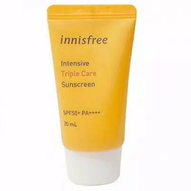 Jual INNISFREE INTENSIVE TRIPLE CARE SUNSCREEN SPF 50+PA+++ 20 ml ...