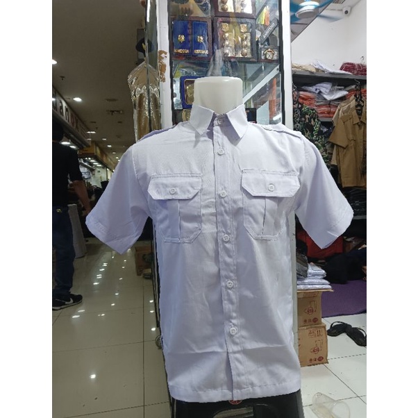 Jual PDH Putih / Kemeja PDH Putih/ Kemeja Seragam PNS /Kemeja Kerja ...