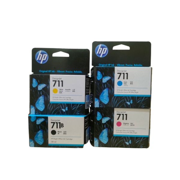 Jual Paketan Tinta Catridge Hp 711 Black (38ml) & 711 Color (29ml ...