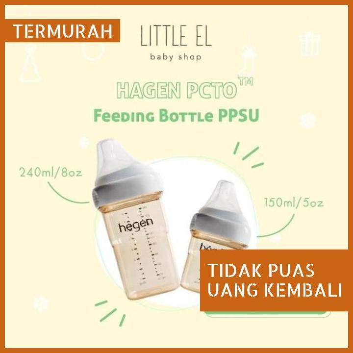 Jual HEGEN BOTOL SUSU PCTO 240 ML /8OZ FEEDING BOTTLE PPSU PENGIRIMAN CEPAT | Shopee Indonesia
