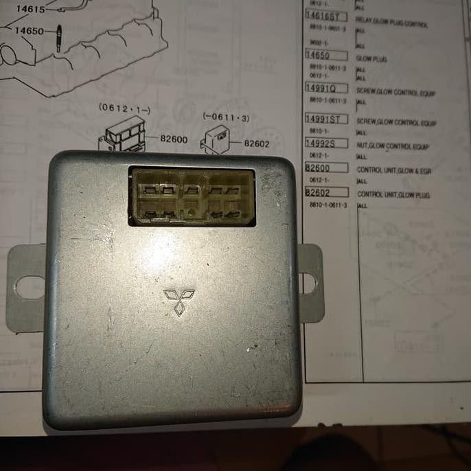Jual Unit control timer relay glow plug pemanas mitsubishi L300 diesel ...