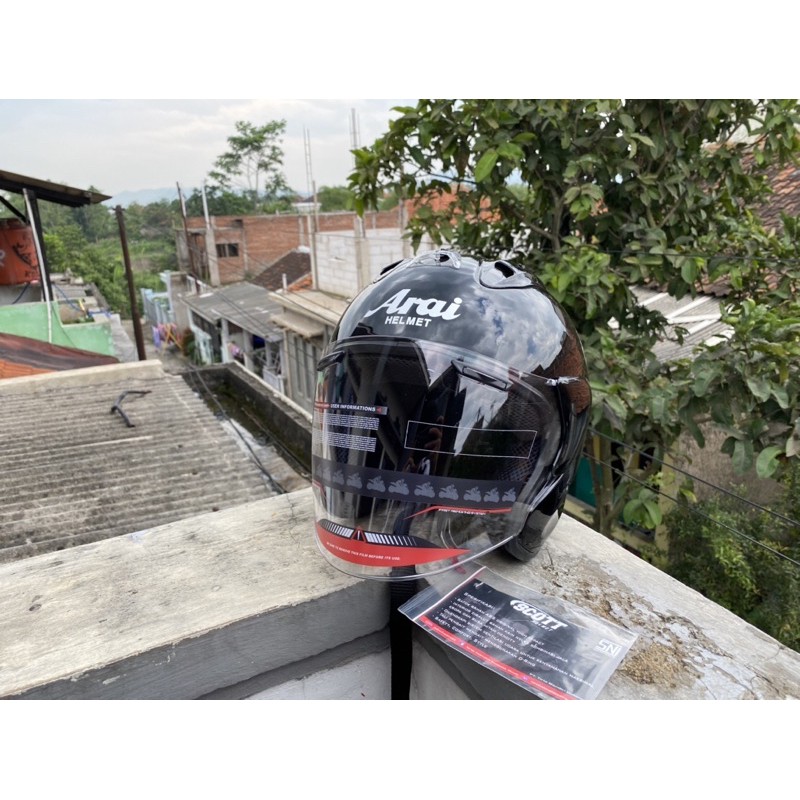 Jual Helm scott RAM4 solid hitam Scott hitam polos | Shopee Indonesia