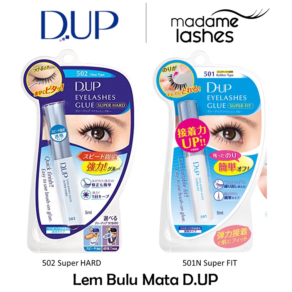 Jual DUP Super Fit 501N - LATEX (rubber) Eyelash Glue - Lem Bulumata | Shopee Indonesia