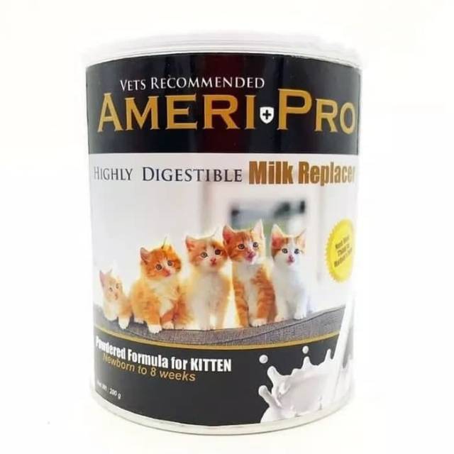 Jual Susu anak kucing Ameri Pro baby cat milk 200 G | Shopee Indonesia