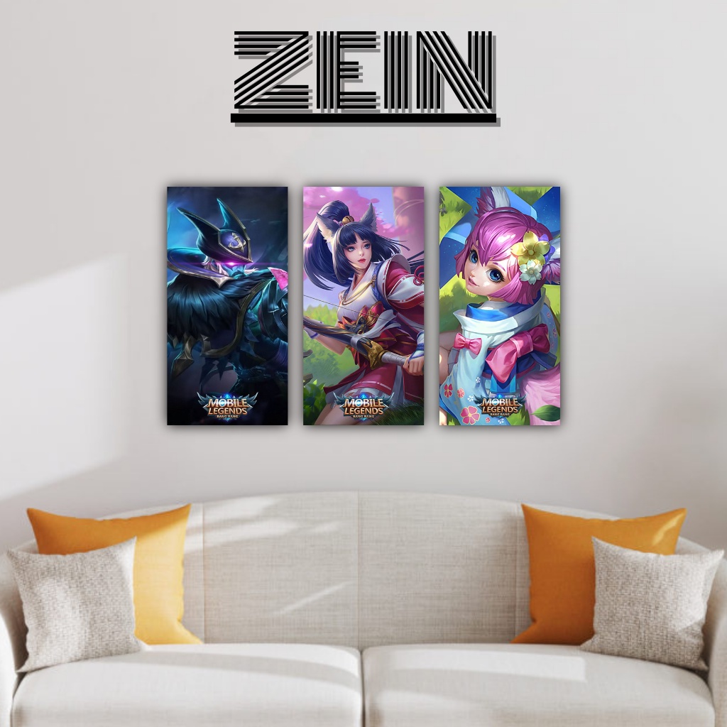 Jual Mobile Legend Wall Decor Dekorasi Hiasan Pajangan Dinding Kamar ...