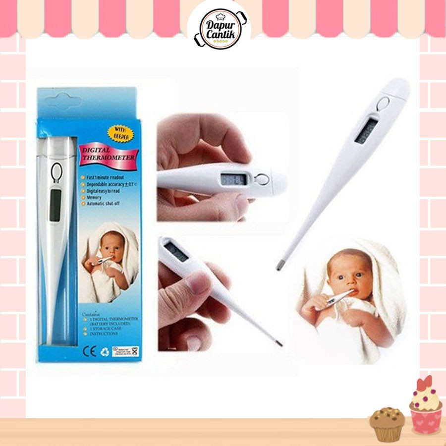 Jual DapurCantik Termometer Digital Bayi Alat Cek Suhu Tubuh Badan Anak ...