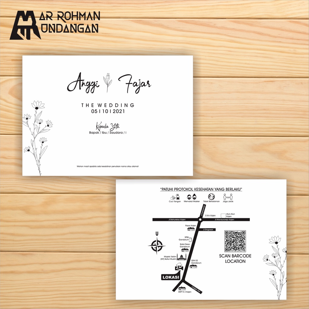 Jual UNDANGAN CUSTOM SIMPEL MURAH BAHAN PREMIUM | Shopee Indonesia